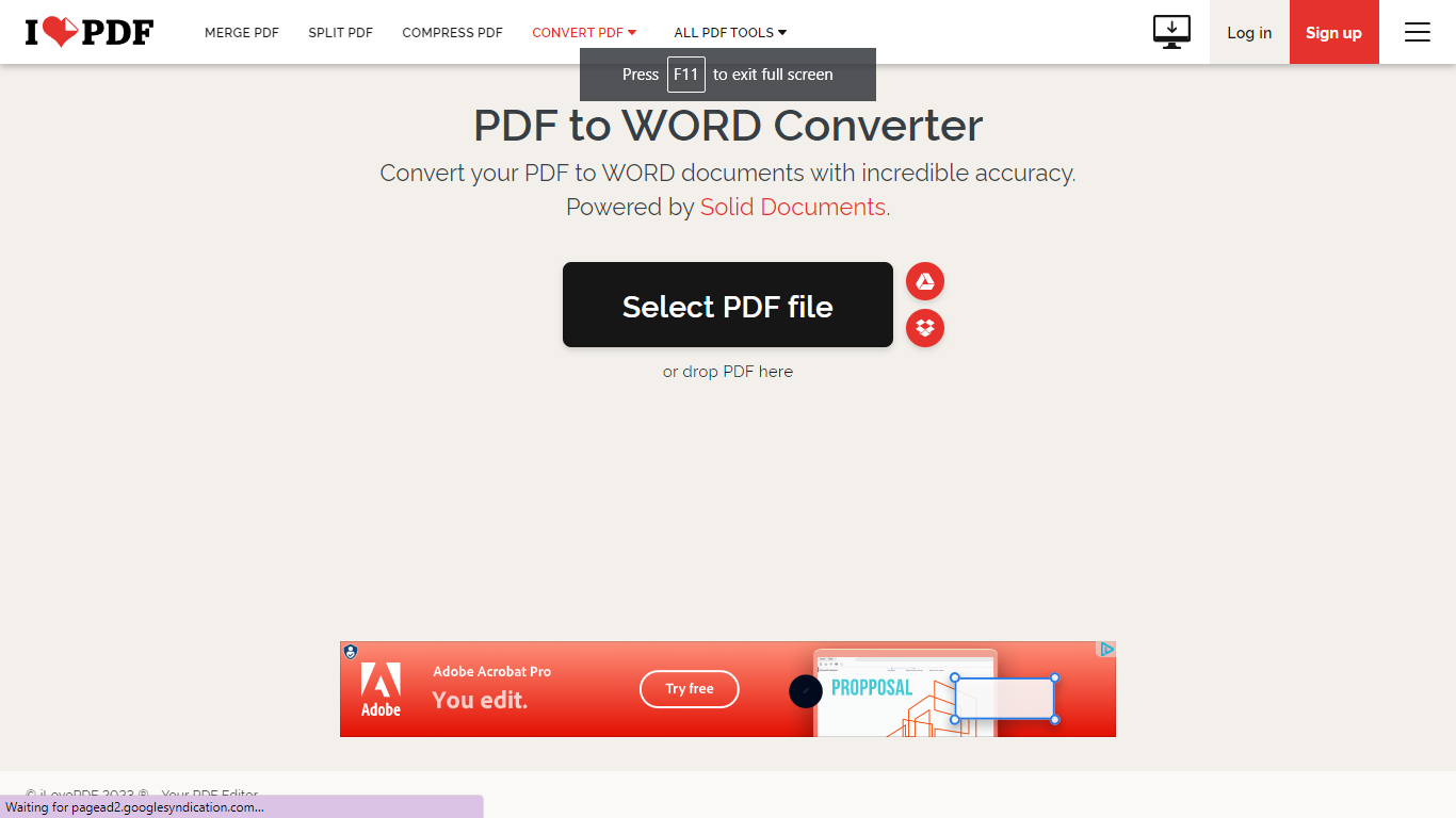 موقع رهيب لتحويل اي ملف إلى PDF أو صيغات أخرى مجانًا - Manjmy - منجمي