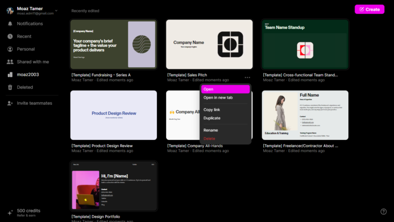 موقع خرافي لإنشاء عروض تقديمية بالذكاء الإصطناعي - Manjmy - منجمي
